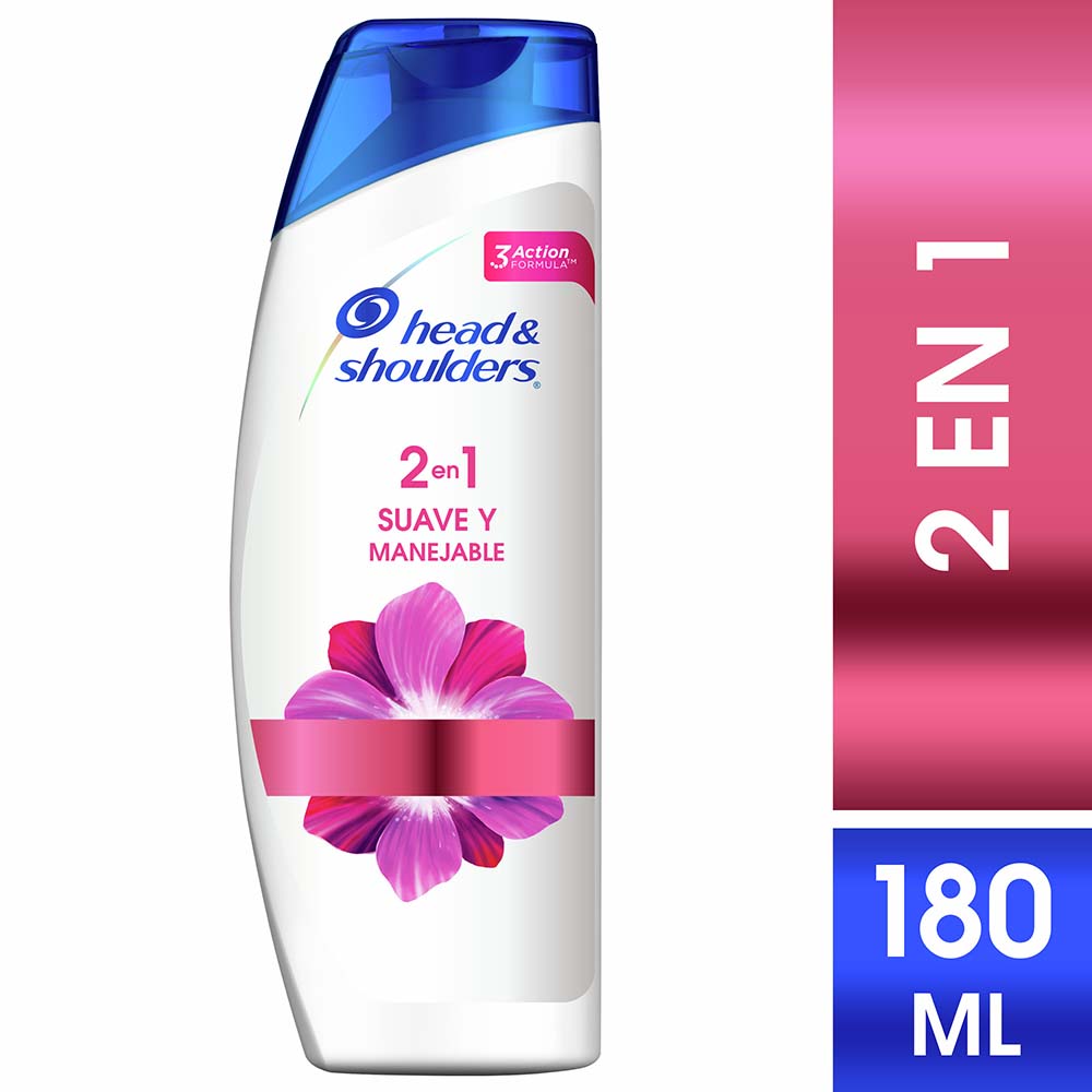 Shampoo Suave Y Manejable H&S Frasco X 180mL | Cruz Verde