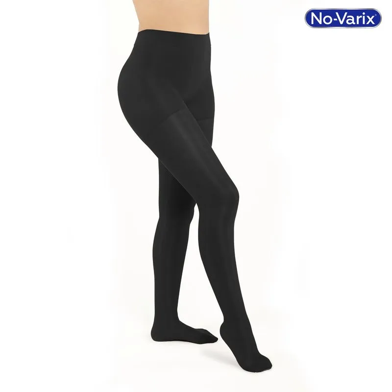Medias De Compresión Progresiva Dama 15-20 Caja X 1 Par No-Varix Talla ...