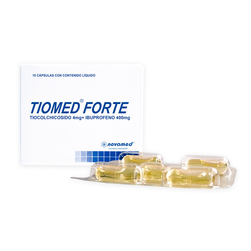 Tiomed Forte (400+4)Mg Cápsulas Caja X 15 | Cruz Verde