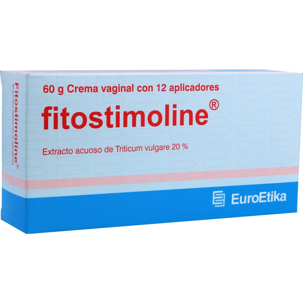 Fitostimoline Crema Vaginal Con 12 aplicadores 20% Tubo X 60 Gr