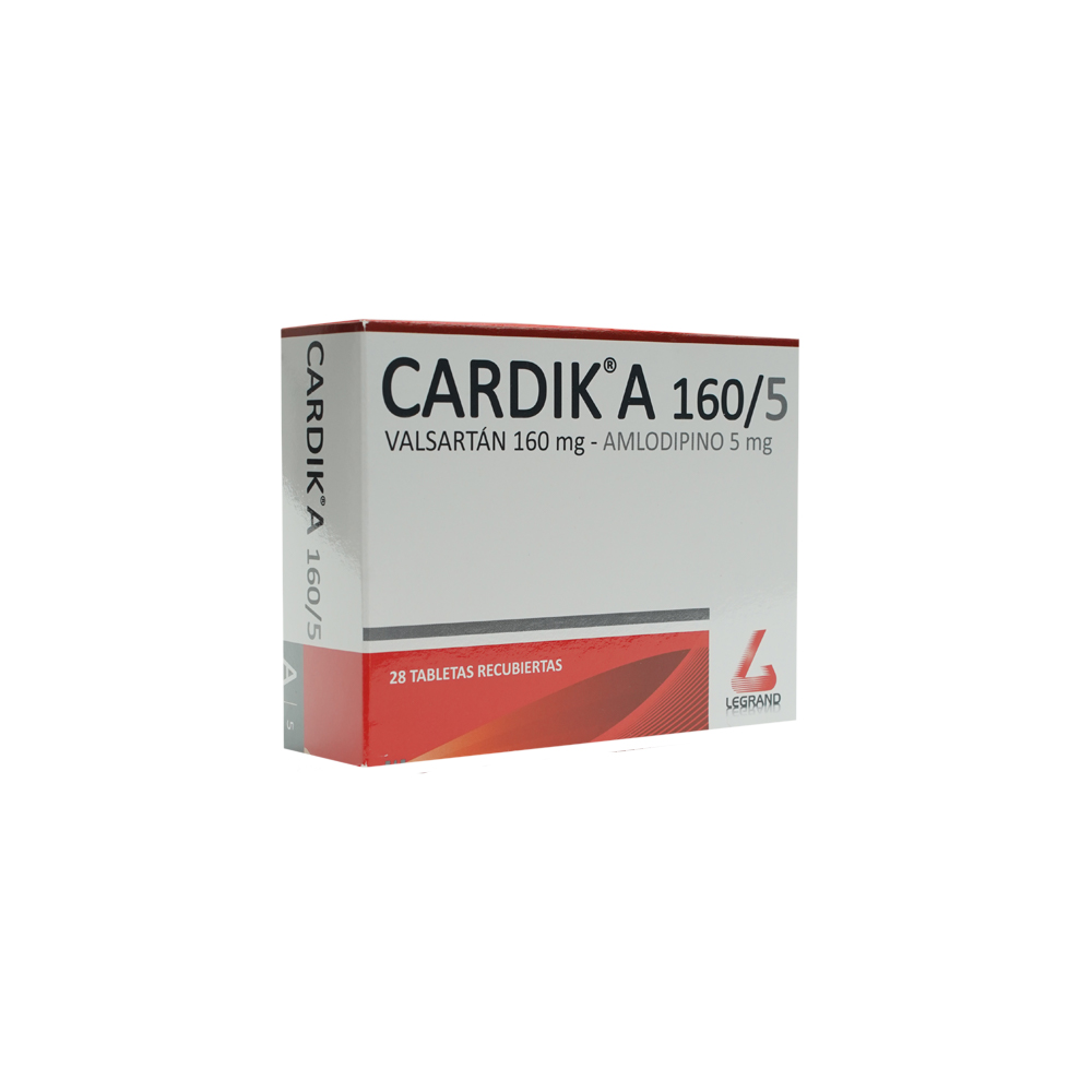 Cardik A Tabletas Recubiertas (5+160)Mg Caja X 28 | Cruz Verde