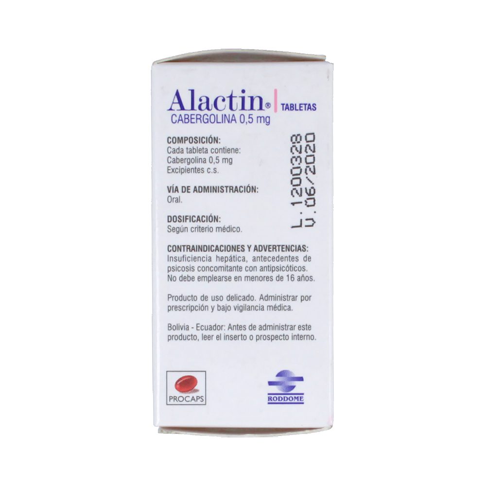 Alactin® 0.5Mg Caja X 8 Tabletas | Los expertos en ahorro Cruz Verde ...