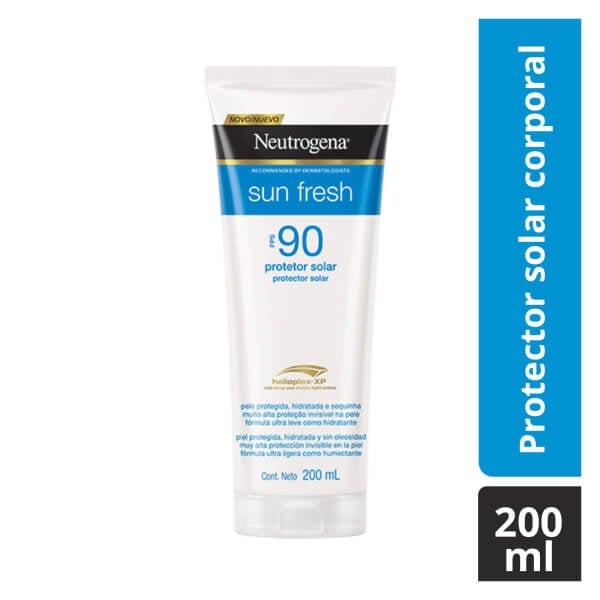 Protector Solar Sun Fresh Neutrogena Fps 90 Tubo X 200Ml | Cruz Verde