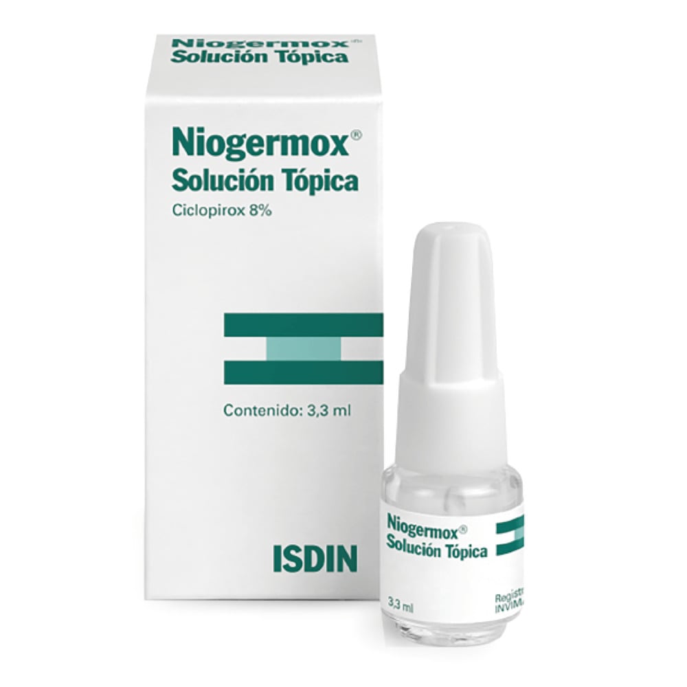 Niogermox 8% Solución Topica Frasco X 3.3Ml | Cruz Verde