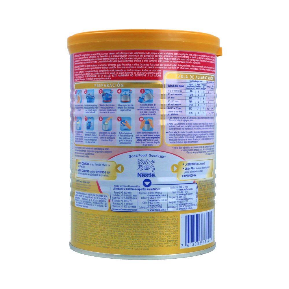 Nan Comfort Polvo Tarro X 400Gr | Los expertos en ahorro Cruz Verde Colombia