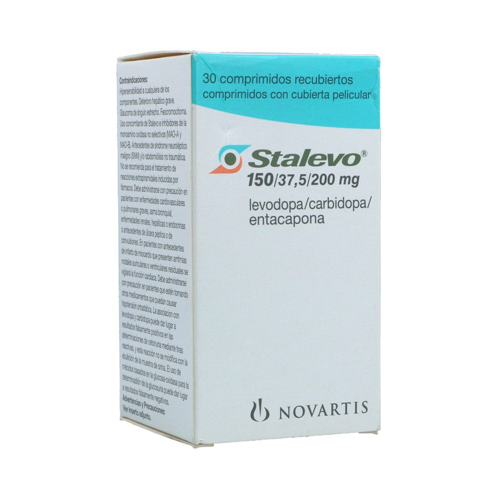 Stalevo Tabletas Recubiertas 150Mg+37.5Mg+200Mg Caja X 30 | Los ...