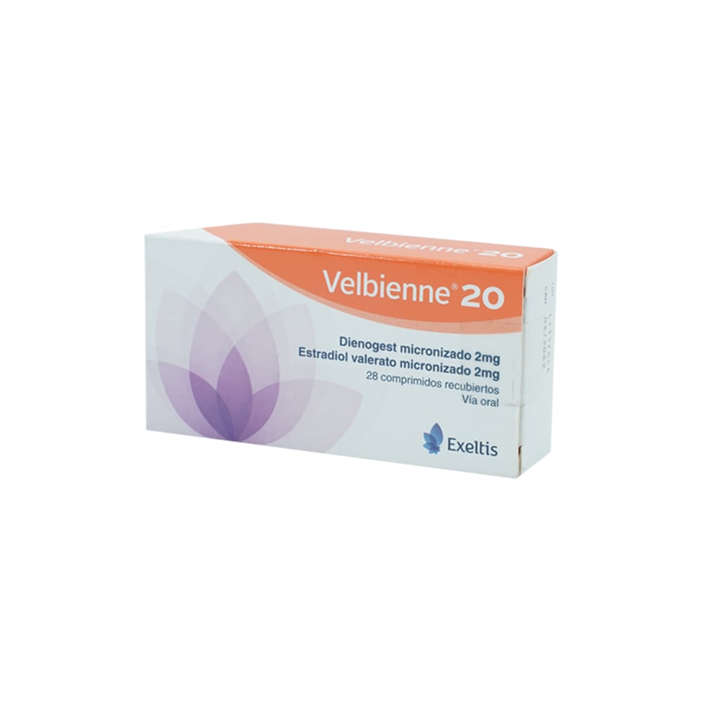 Velbienne 20 Tableta Recubierta Caja X 28 | Cruz Verde