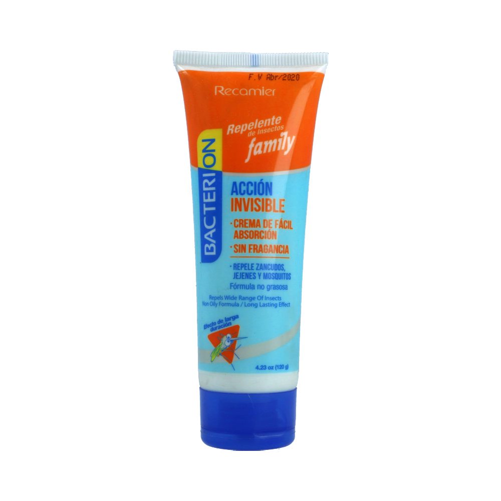 Repelente Insectos Family Crema Bacterion Tubo X 120 Gr