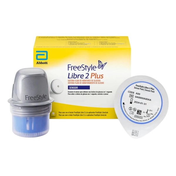 Sensor Libre 2 Plus Sistema Flash De Monitoreo De Glucosa Ref 72006-01 Caja X 1 Freestyle | Cruz ...