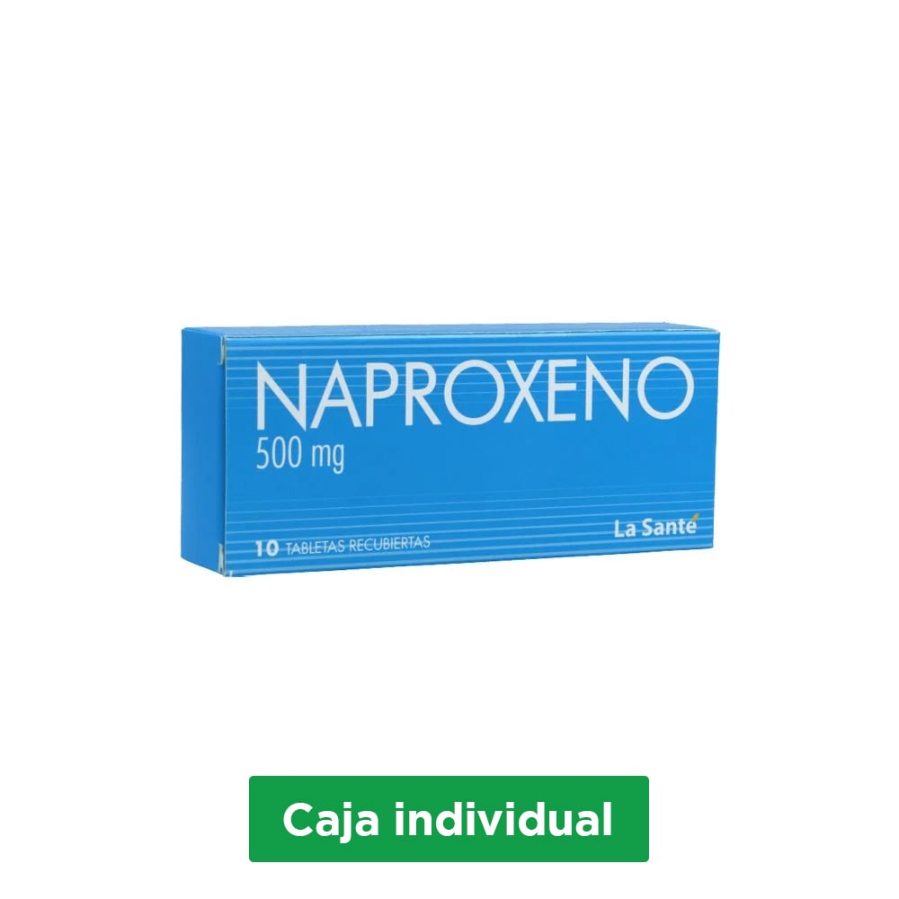 Naproxeno Tabletas Recubiertas 500Mg Caja X 10 | Los expertos en ahorro Cruz Verde Colombia