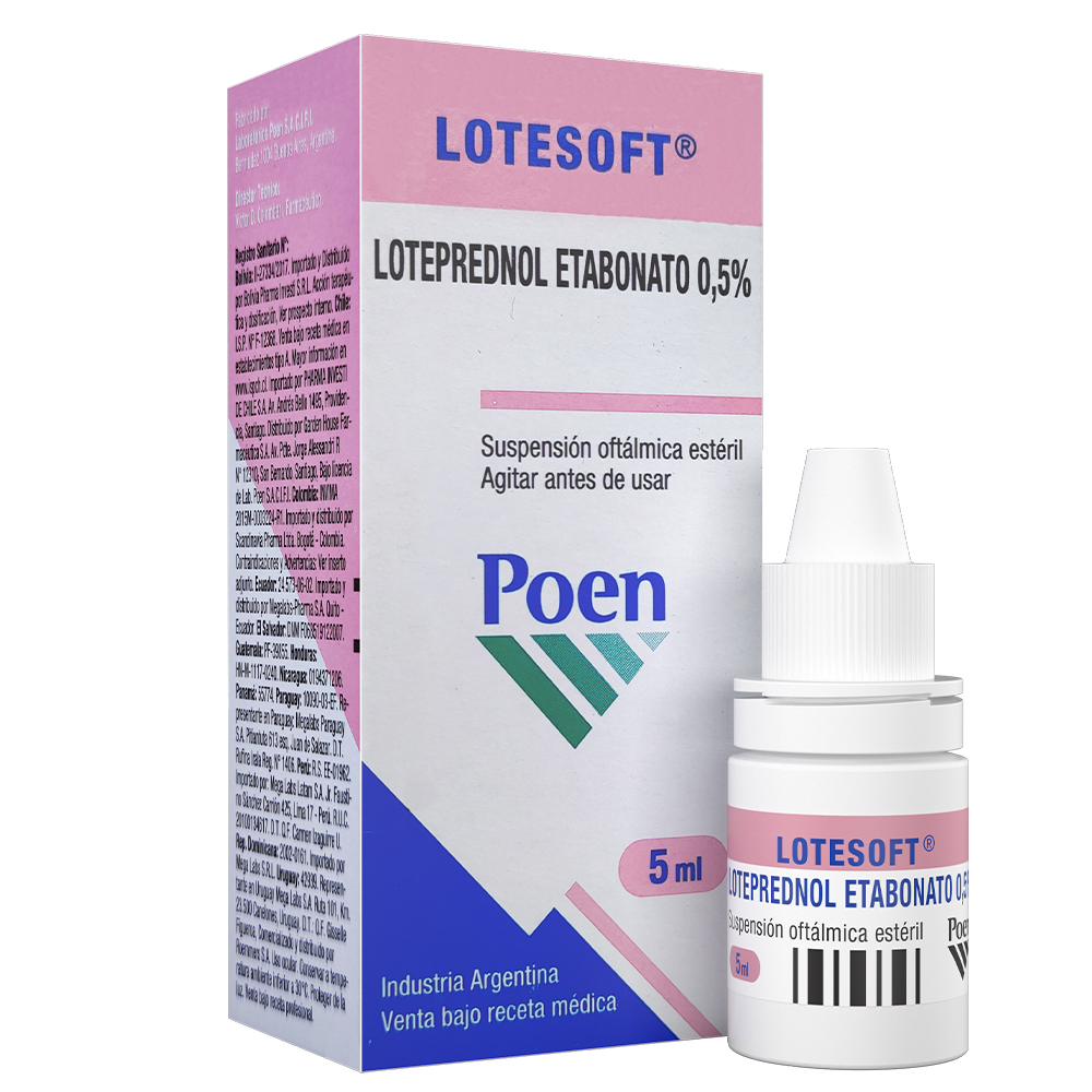 Lotesoft Suspensión Oftálmica 0,5% · 5 ml | Cruz Verde