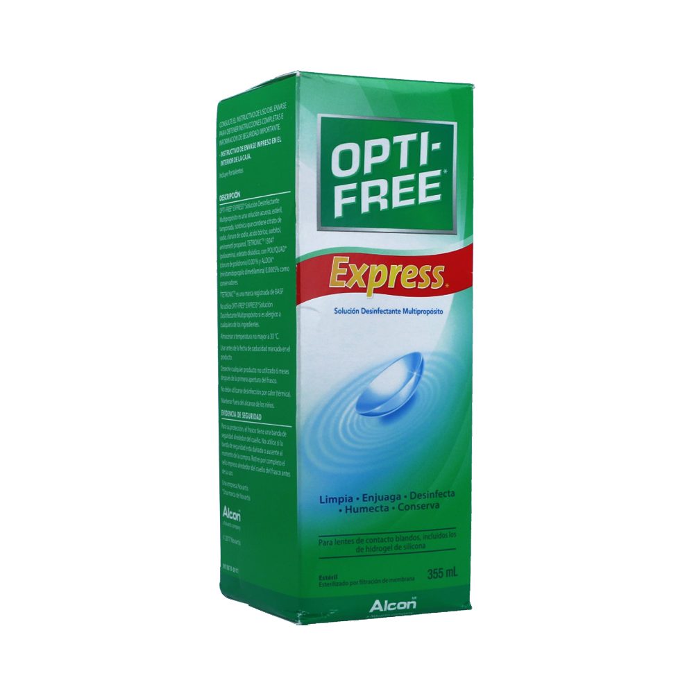 Opti-Free Express Solución Oftálmica Desinfectante Multipropósito ...