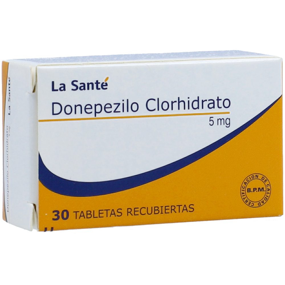 Donepezilo Clorhidrato La Santé 5Mg Caja X 30 Tabletas Recubiertas ...