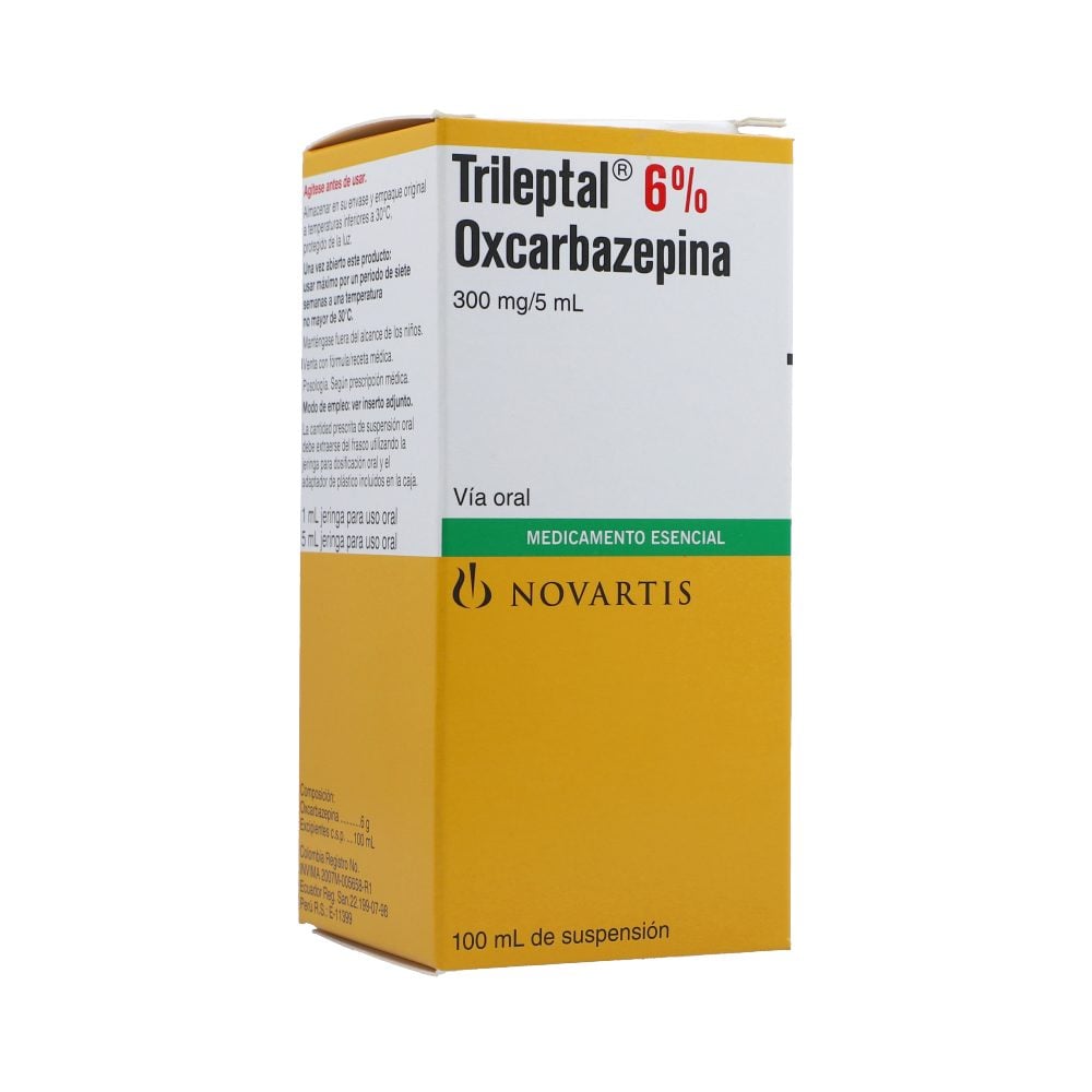 Trileptal 6% Suspensión Oral Frasco X 100 mL | Cruz Verde