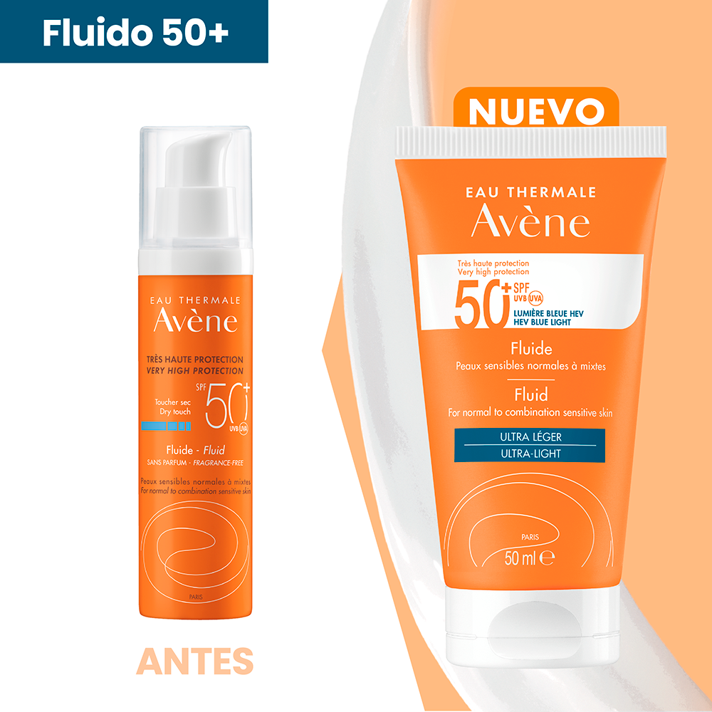 Protector Solar Fluido SPF 50+ Tubo X 50mL | Los expertos en ahorro ...
