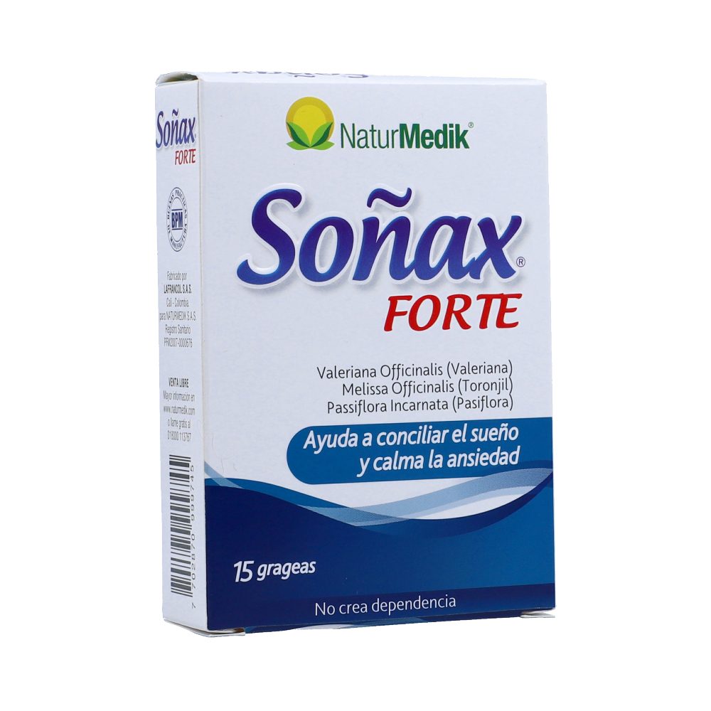 Soñax Forte 200Mg+160Mg+80Mg Caja X 15 Grageas | Los expertos en ahorro ...