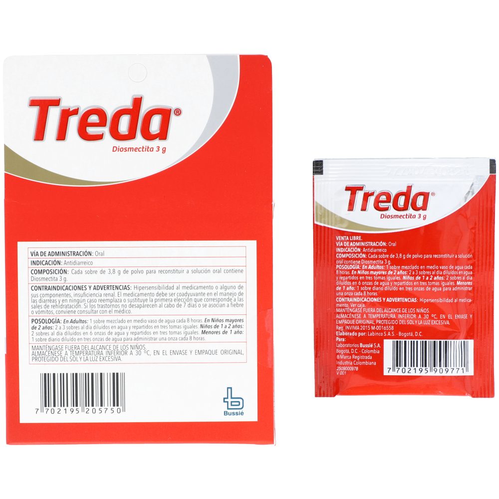 Treda 3,8G Polvo Oral Sobre | Los expertos en ahorro Cruz Verde Colombia