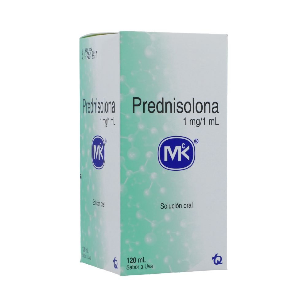 Prednisolona Mk 1Mg/1mL Frasco X 120 mL Jarabe | Cruz Verde