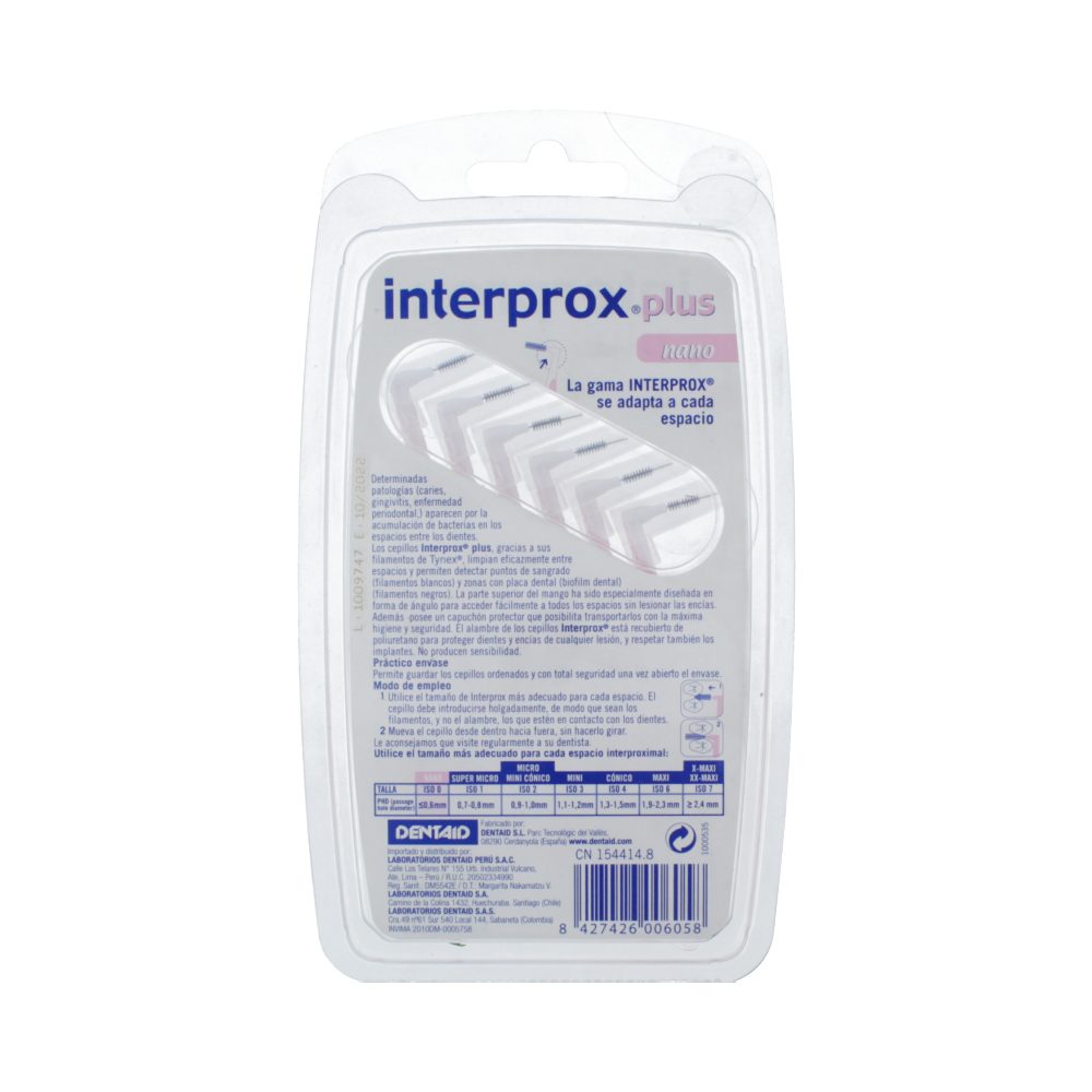 Cepillos Interproximales Interprox Sobre X 6 Color Rosado | Los ...