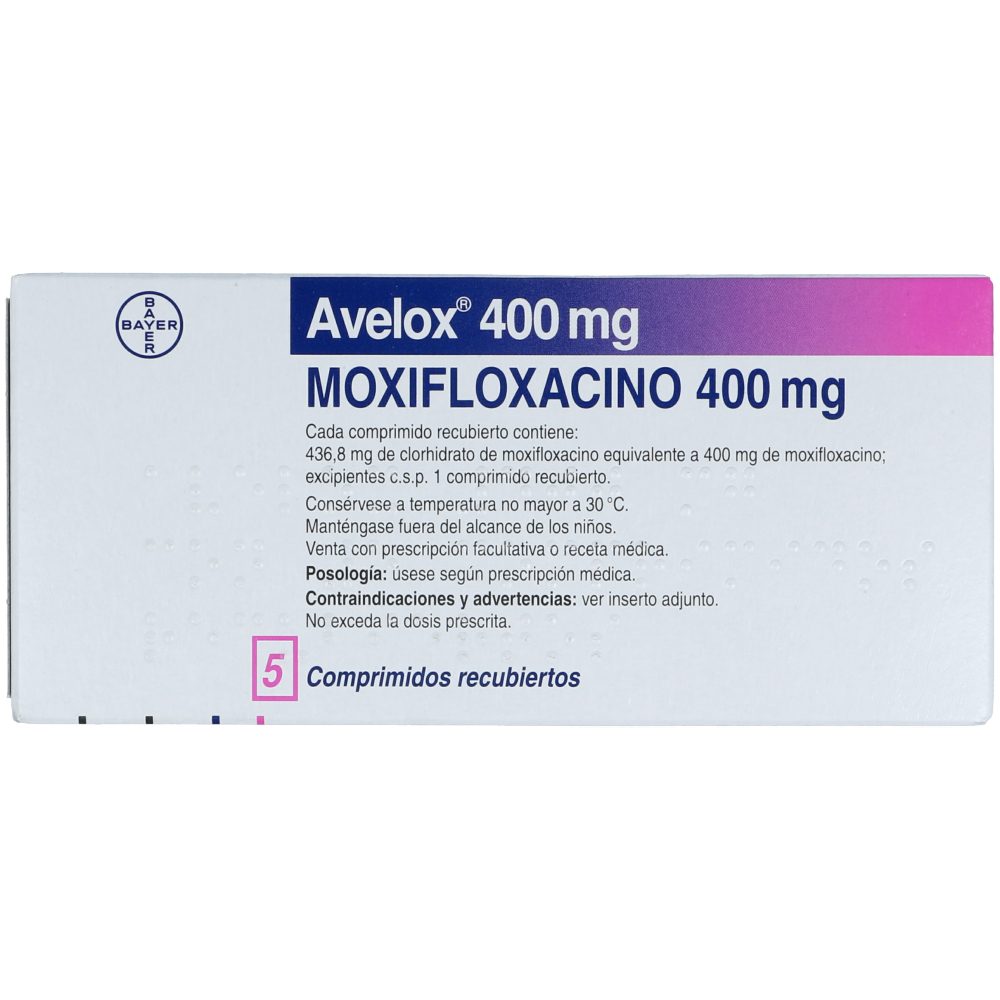 Avelox 400Mg Caja X 5 Tabletas | Los expertos en ahorro Cruz Verde Colombia
