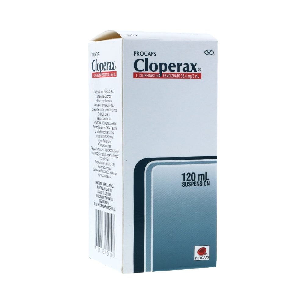 Cloperax Jarabe 35,4 mg / 5 ml - Frasco 120 ml | Cruz Verde