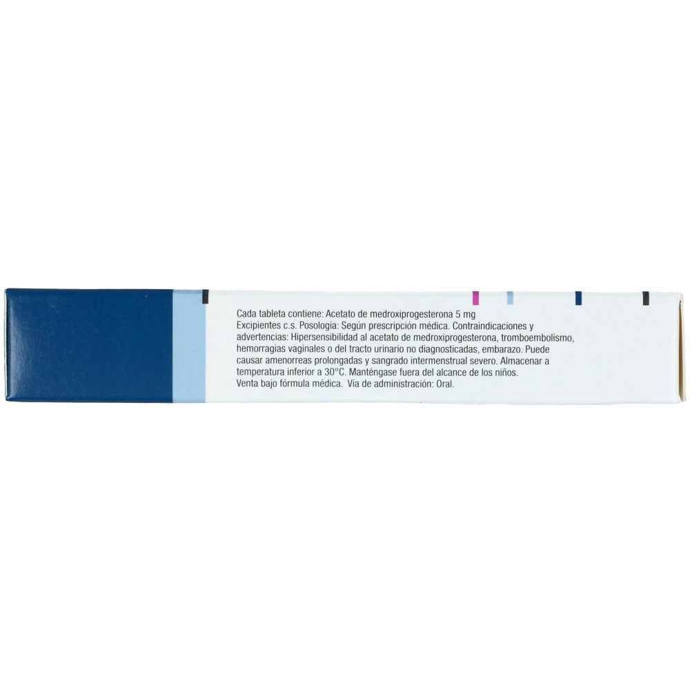 Provera 5Mg Caja X 30 Tabletas | Los expertos en ahorro Cruz Verde Colombia