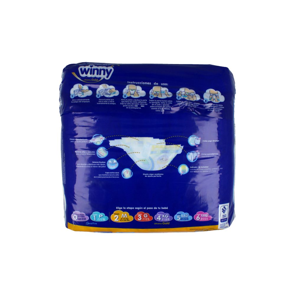 Winny Ultratrim Gold Paquete X 16 Pañales Etapa 2 | Los expertos en ...