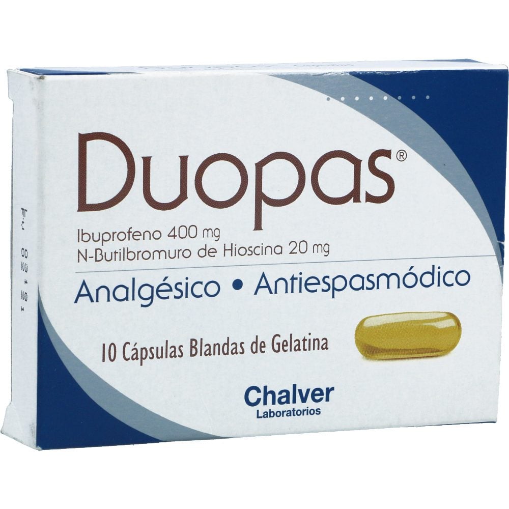 DuoPas Cápsulas Blandas 400mg x 10 | Cruz Verde