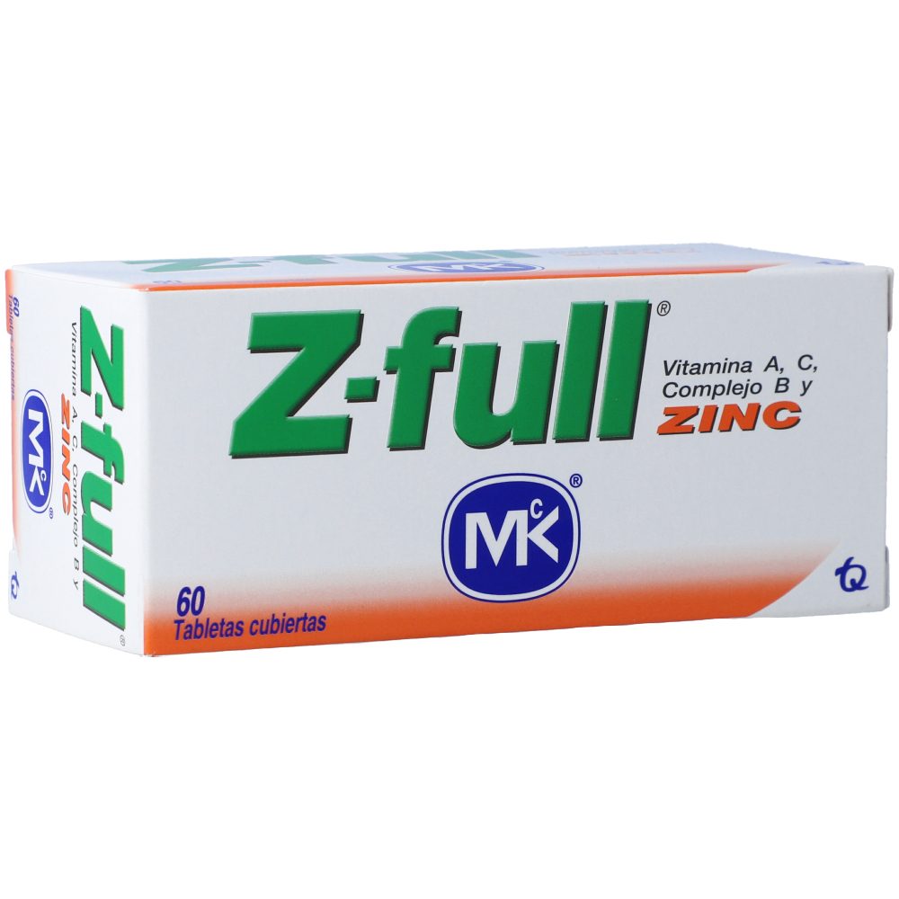 Z Full Zinc Tabletas Frasco X 60 | Cruz Verde