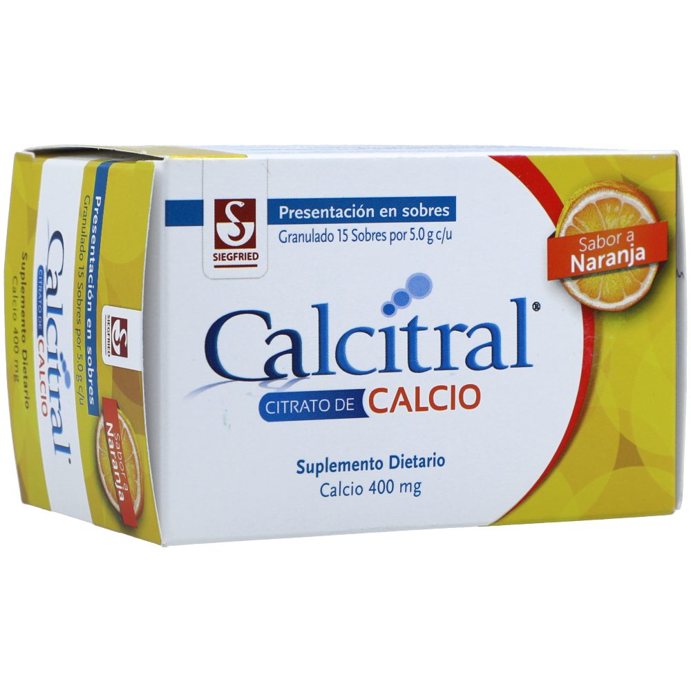 Calcitral 400Mg Granulado Sobre Individual | Los expertos en ahorro ...