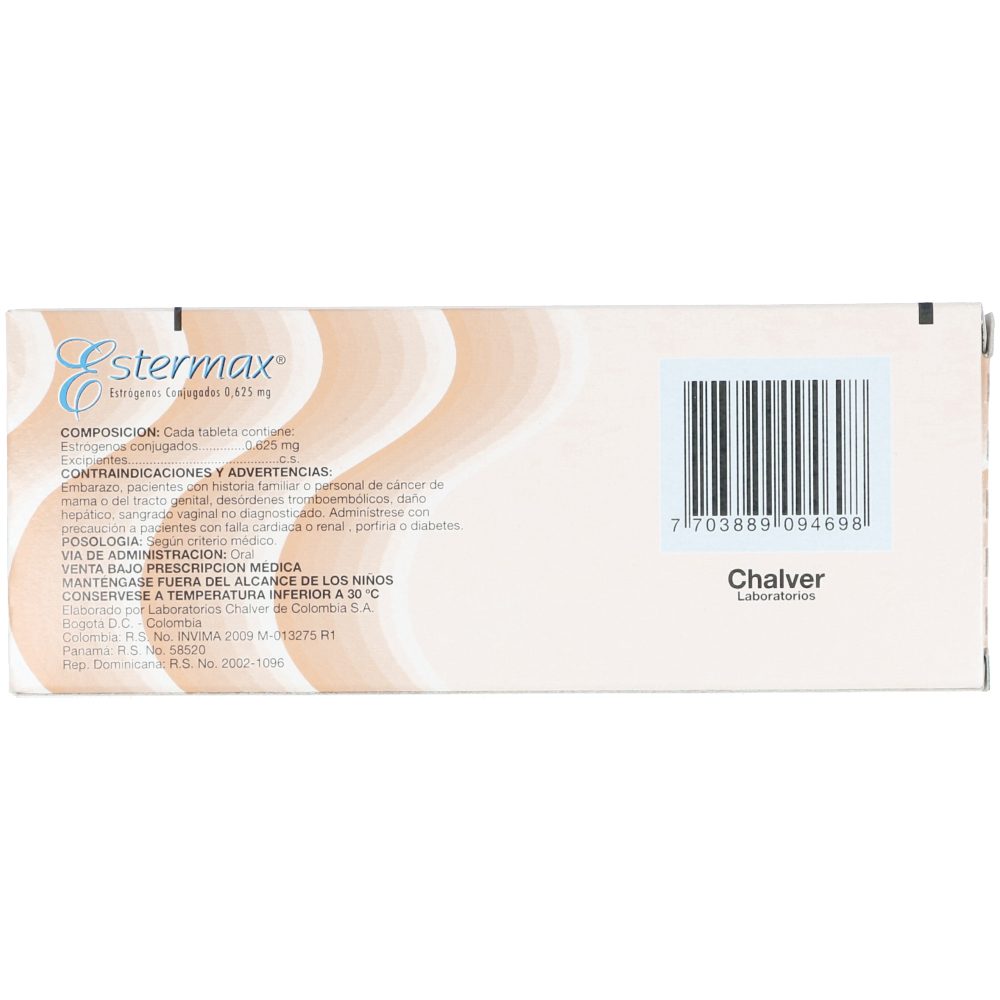Estermax Tabletas 0.625Mg Caja X 28 | Los expertos en ahorro Cruz Verde ...