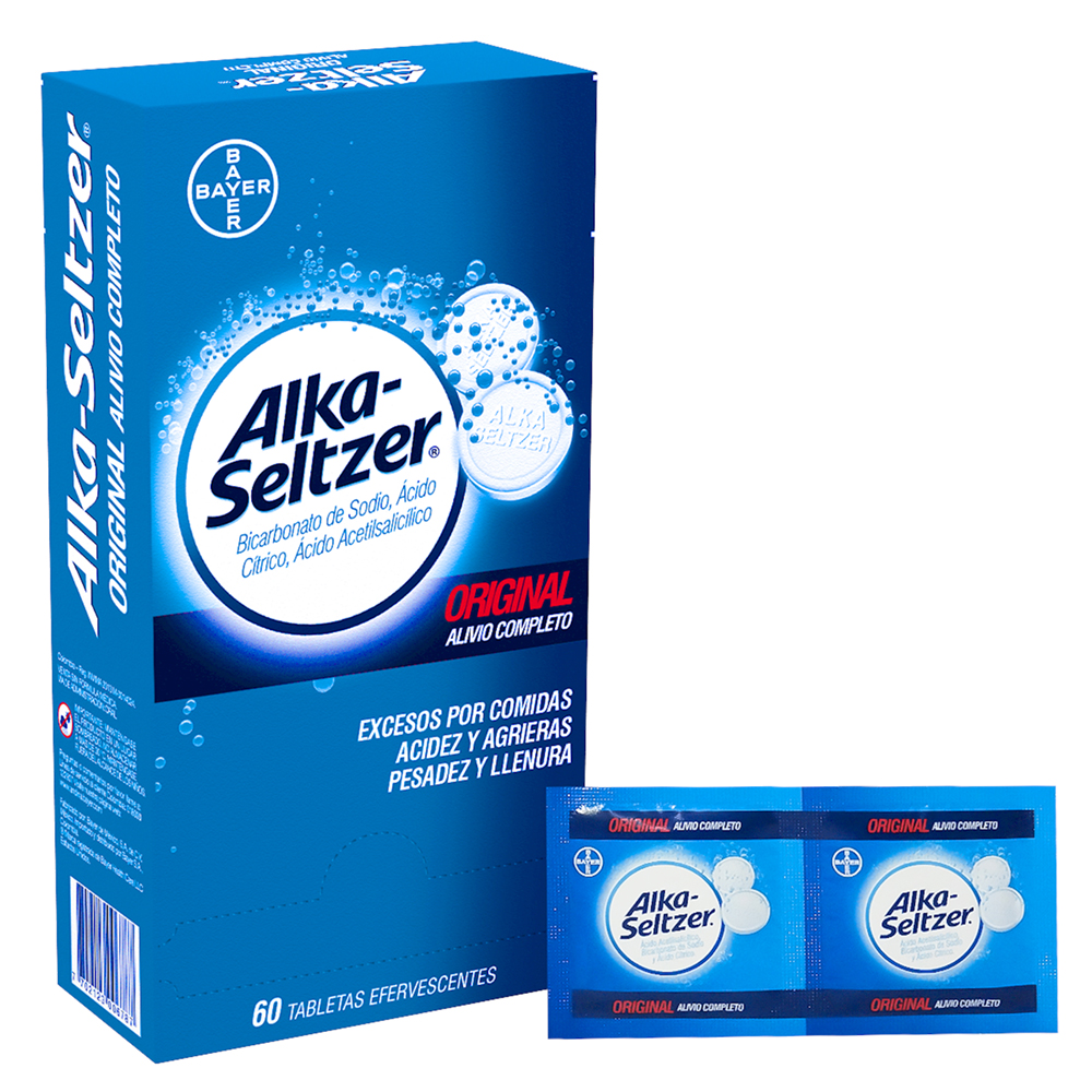 Alka Seltzer Efervescente Sobre x 2 Tabletas | Cruz Verde