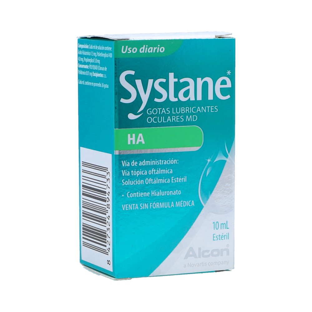 Systane Ha Gotas Lubricantes Solución Oftálmica Frasco X10mL | Los ...