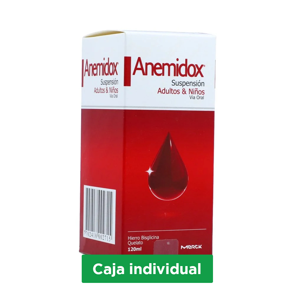 Anemidox 6Mg/mL Suspensión Oral Frasco X 120 mL | Cruz Verde