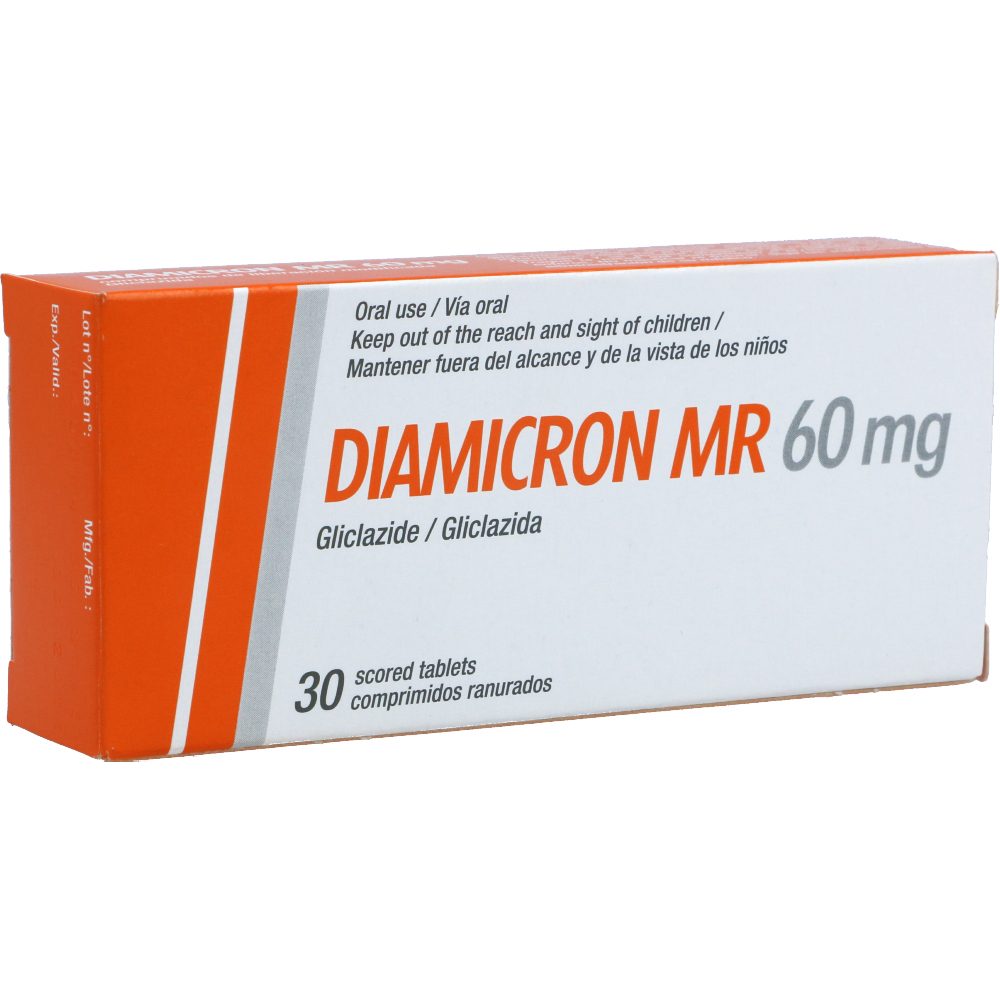 Diamicron Mr 60Mg Caja X 30 Tabletas Liberación Prolongada | Los ...