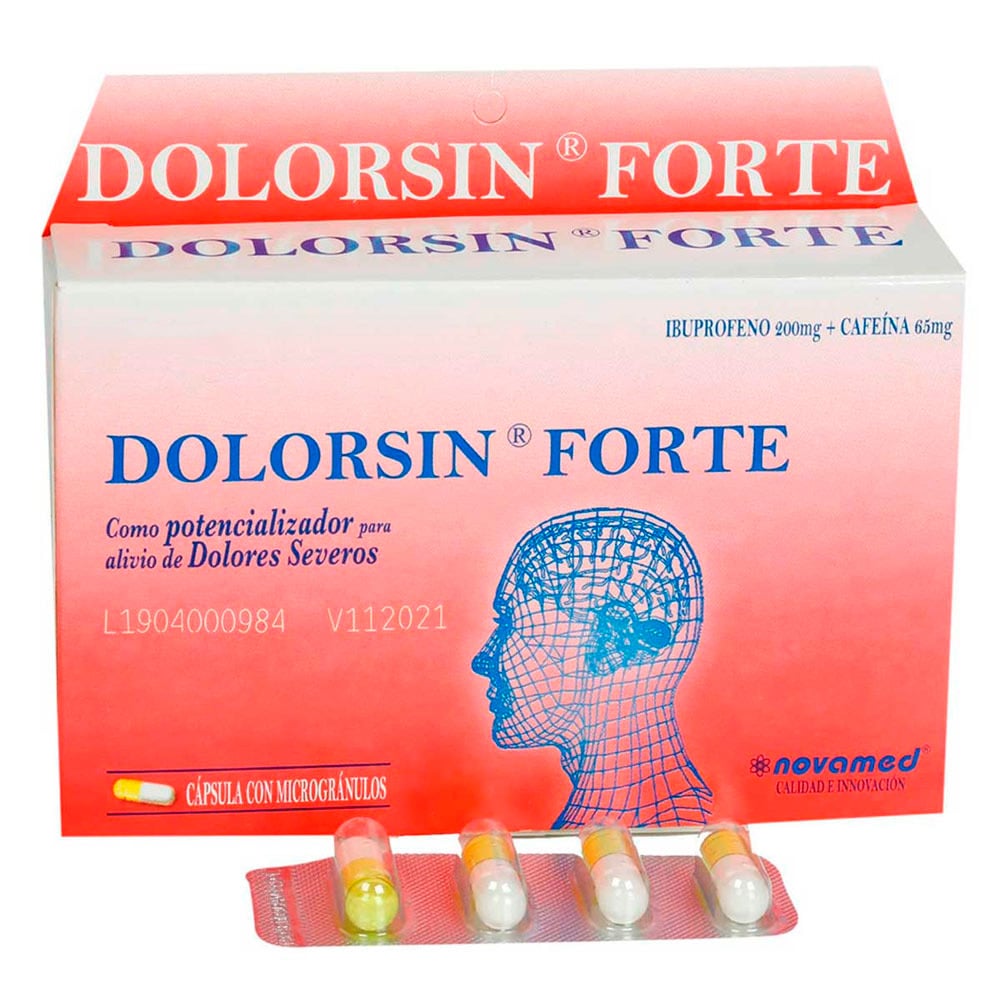 Dolorsin Forte Capsulas Sobre X 4 Capsulas