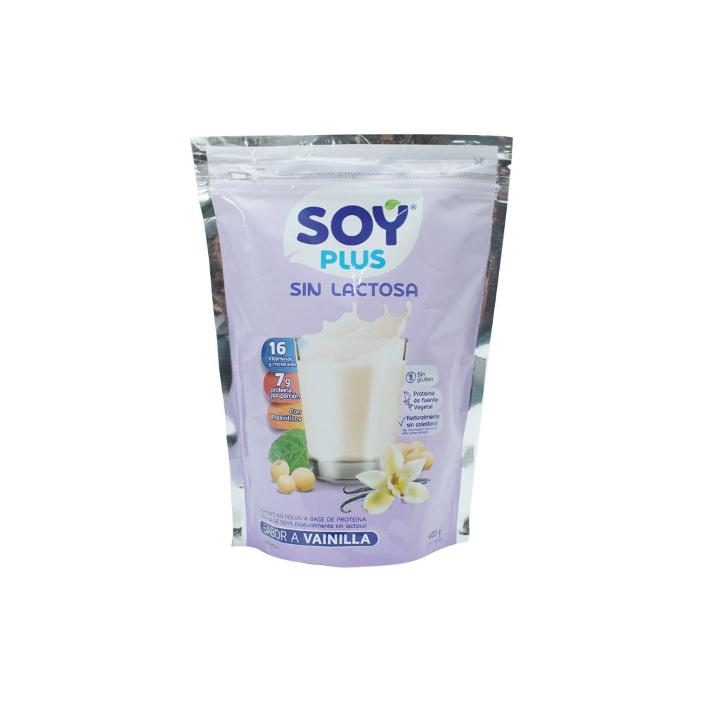Soy Plus Sin Lactosa Bolsa X 400G Vainilla | Los expertos en ahorro ...