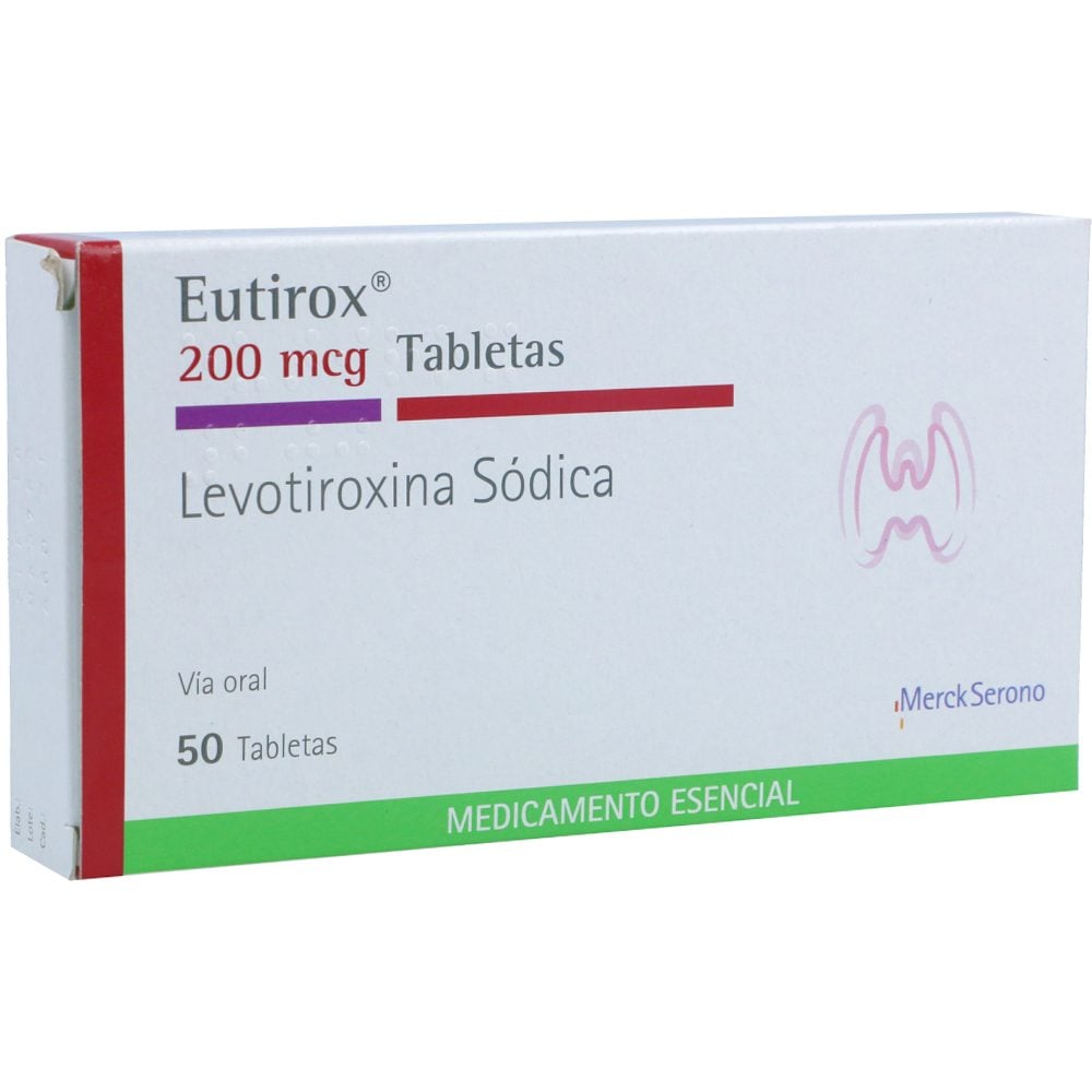 Eutirox Tabletas 200Mcg Caja X 50 | Cruz Verde