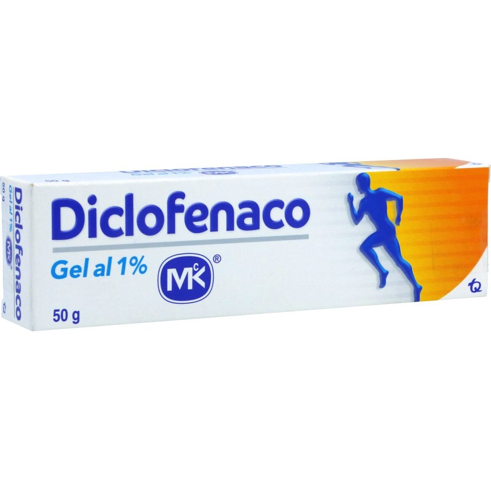 Diclofenaco 1 Gel Topica Tubo X 50g