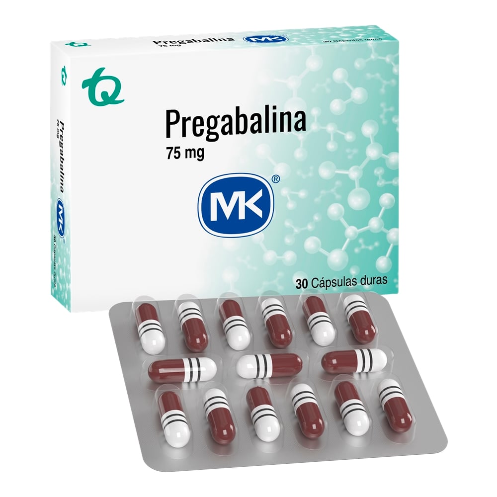 Pregabalina 75Mg Capsulas Caja X 30 Mk | Cruz Verde