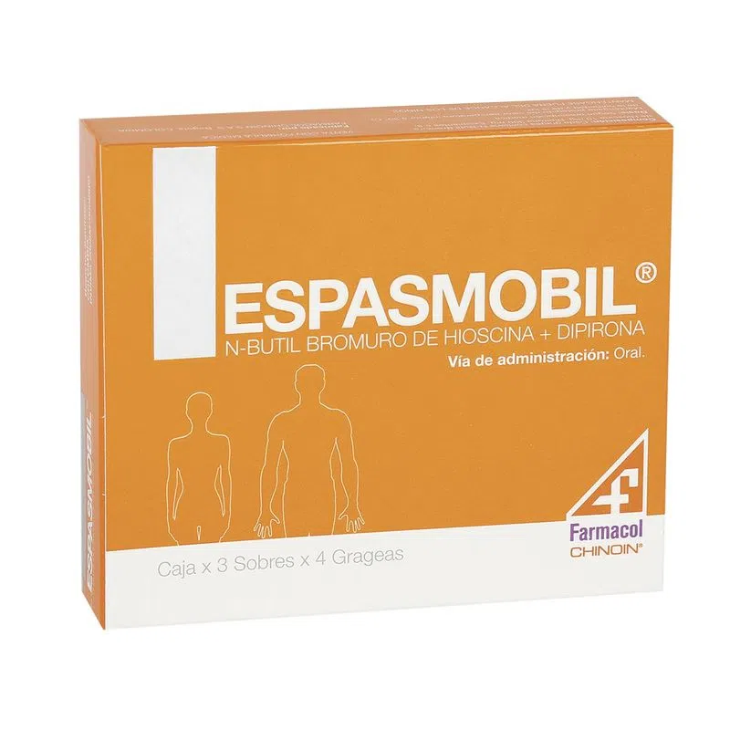 Espasmobil 30010mg Tabletas Recubiertas