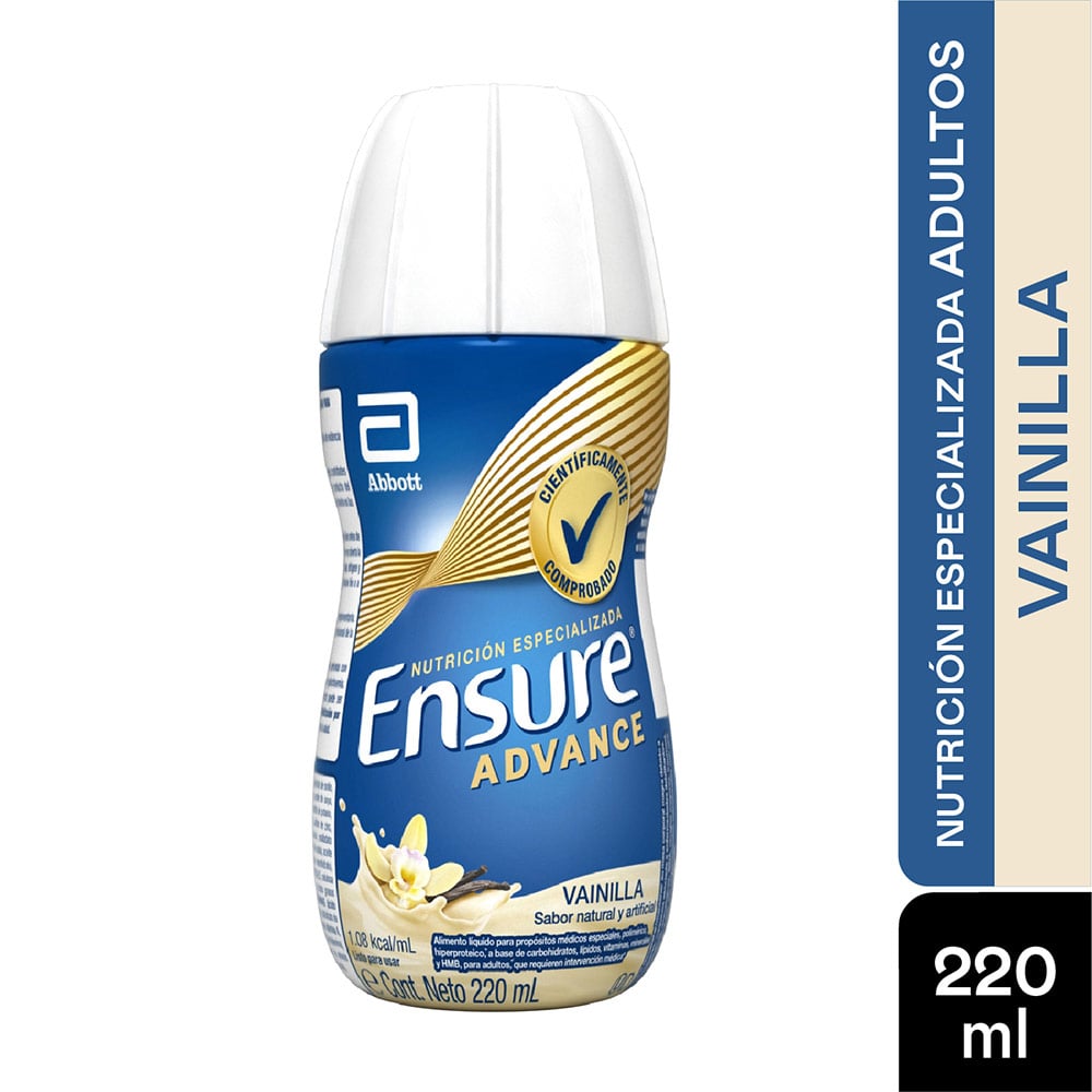 Ensure Advance Frasco X 220Ml Sabor Vainilla | Cruz Verde