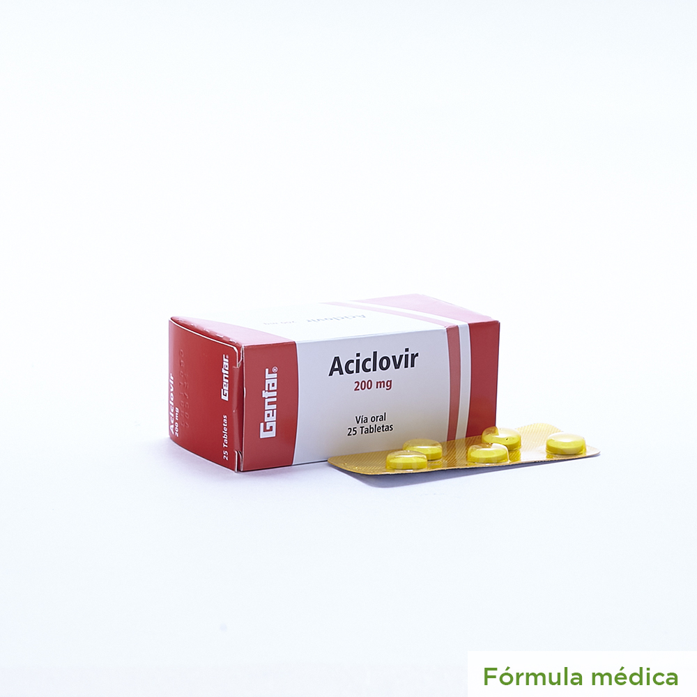 Aciclovir Genfar 200Mg Caja X 25 Tabletas | Los expertos en ahorro Cruz ...
