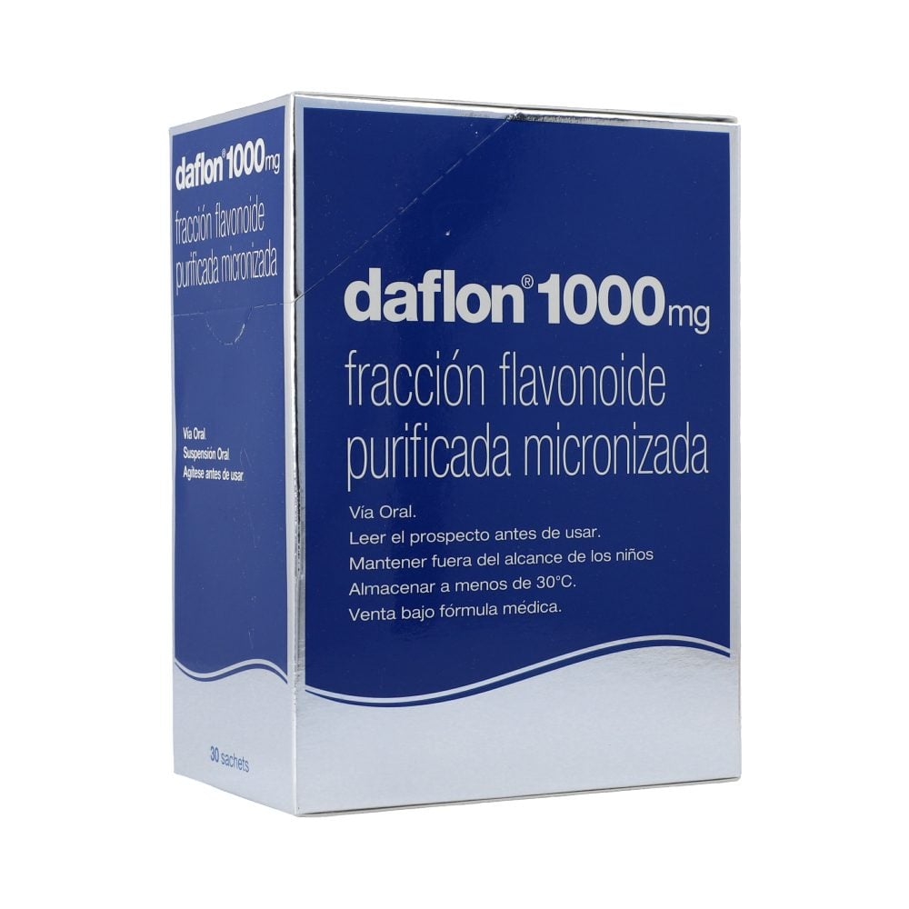 Daflon 1000 (900+100)mg/10ml - 30 sobres | Cruz Verde