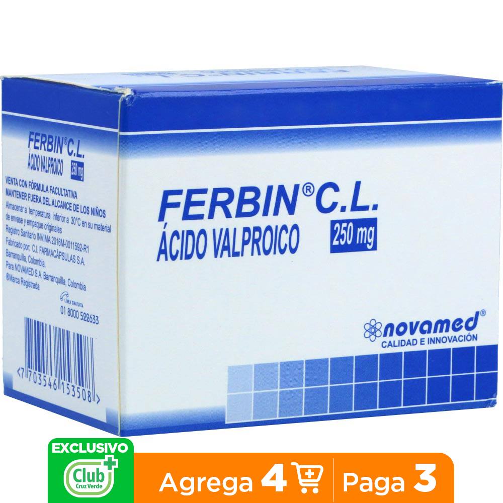 Ferbin C. L. Cápsulas Duras con Contenido Líquido 250Mg Blíster x 10 ...