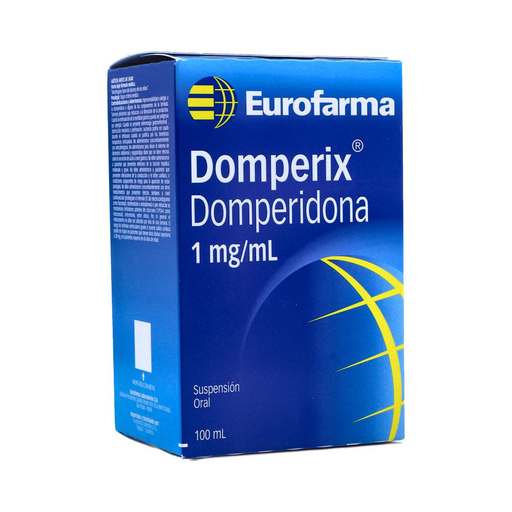 Domperix 5 Mg/5Ml(0.1%) Suspensión Oral Frasco X 100 Ml | Los expertos ...