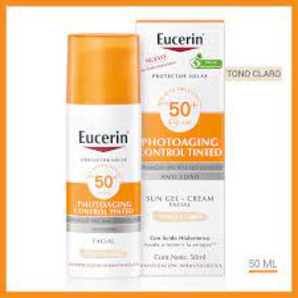 Protector Solar Photoaging Control Tinted Eucerin Spf50+ Frasco X 50Ml ...