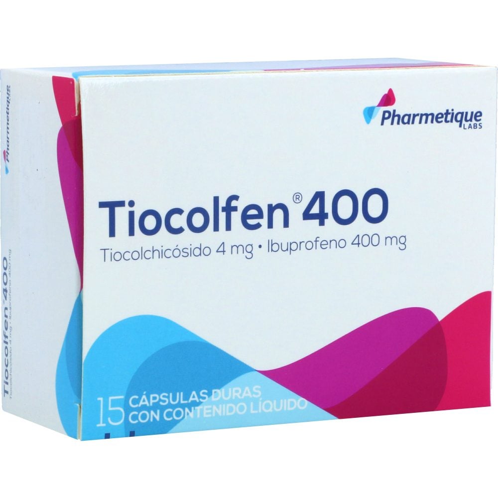 Tiocolfen (4+400)Mg Caja X 15 Cápsulas | Los expertos en ahorro Cruz ...