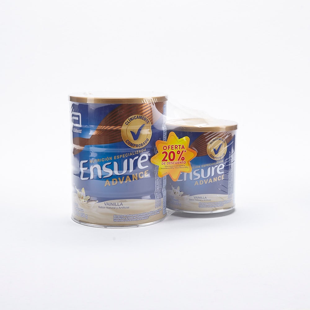 Promo Ensure Advance Lata x 850g + Lata x 400g | Los expertos en ahorro ...