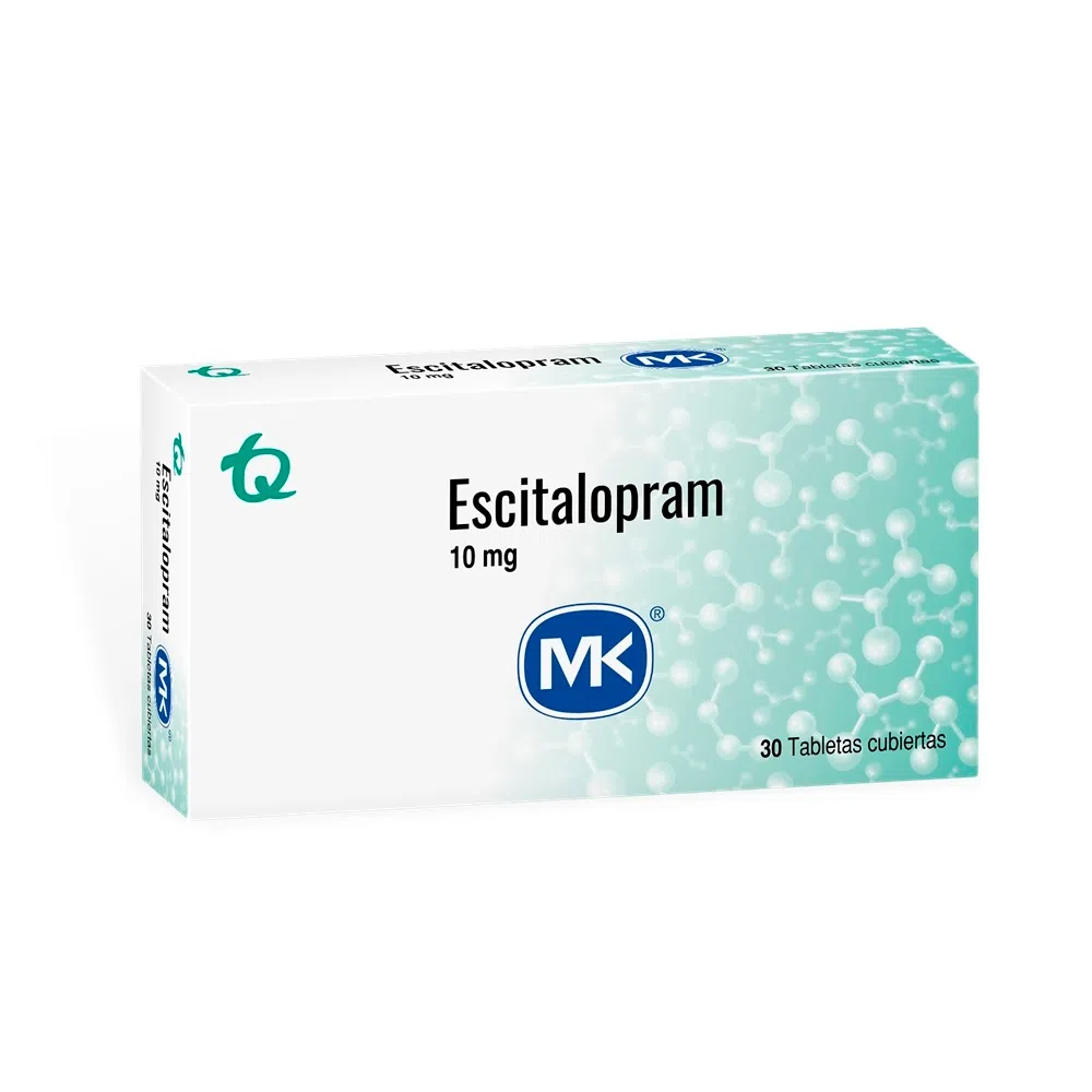 Escitalopram 10Mg Tabletas Caja X 30 Mk | Cruz Verde